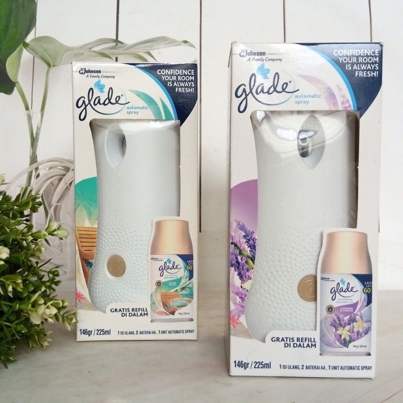 Jual Glade Automatic Device Spray Alat Free Refill (Mesin + Refill + Baterai) | Shopee Indonesia