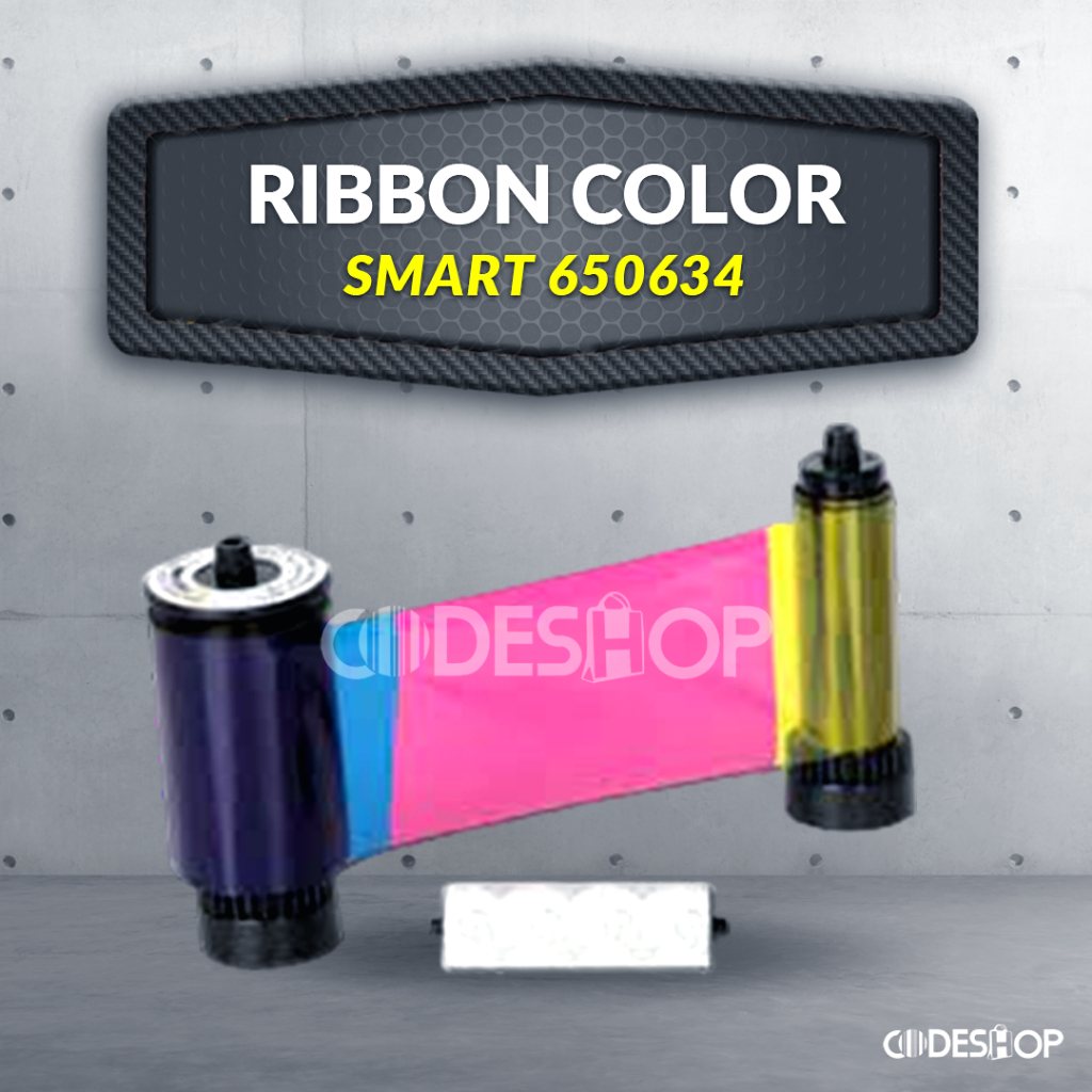 Jual Tinta Ribbon Color ID Card Printer SMART 30s 50s 650634 YMCKO ...