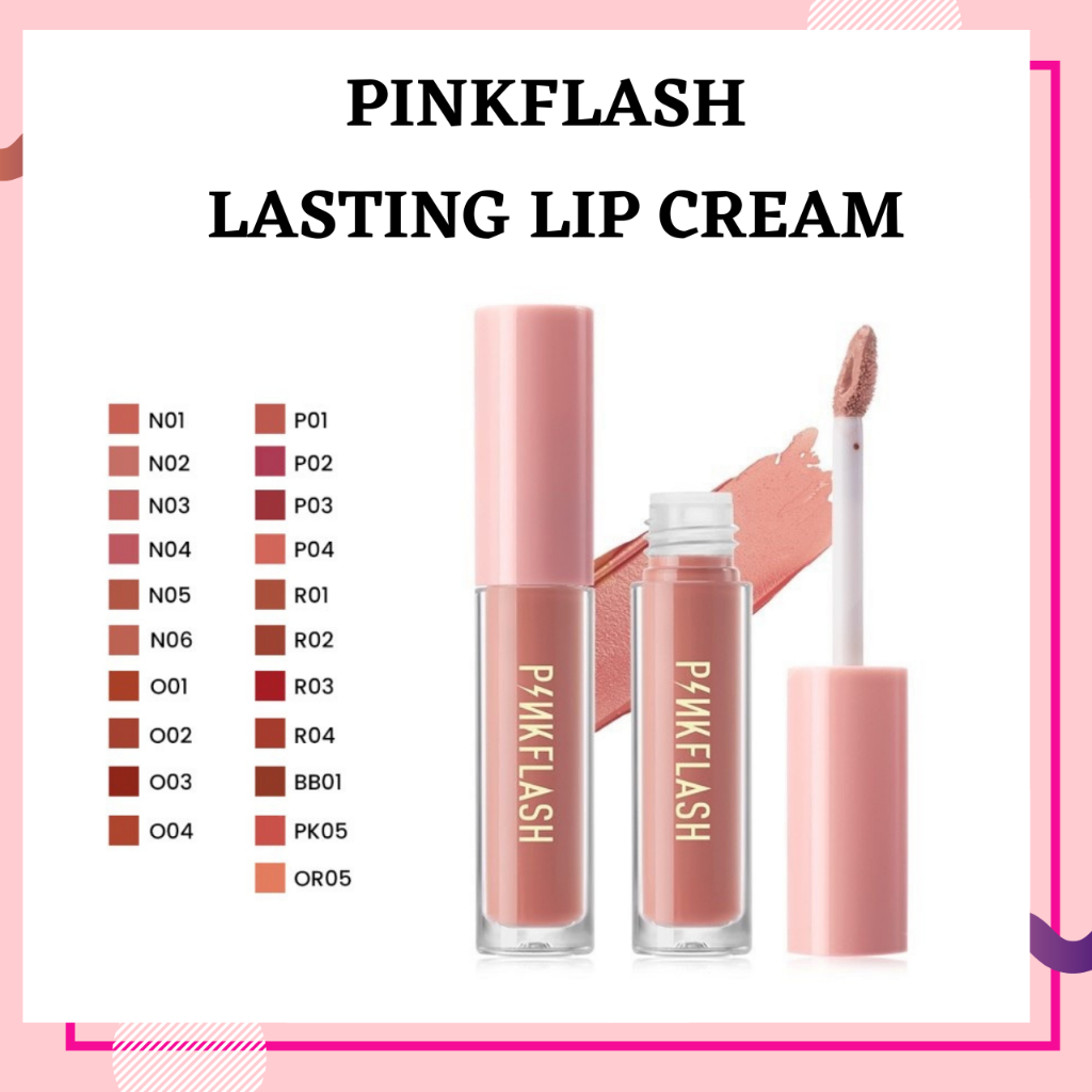 Jual Pinkflash Lasting Matte Lip Cream | Shopee Indonesia