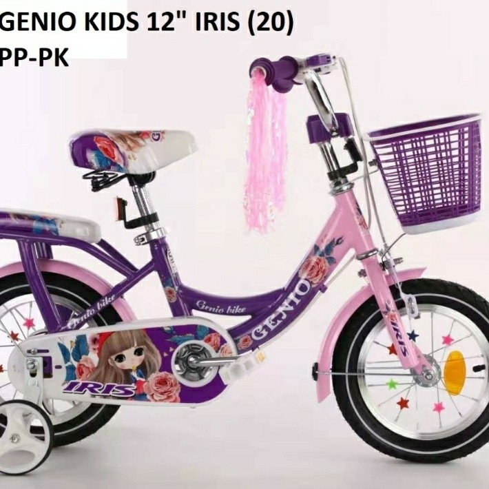 Jual Sepeda anak mini 12 inc genio ada keranjang dan boncengan buat ...