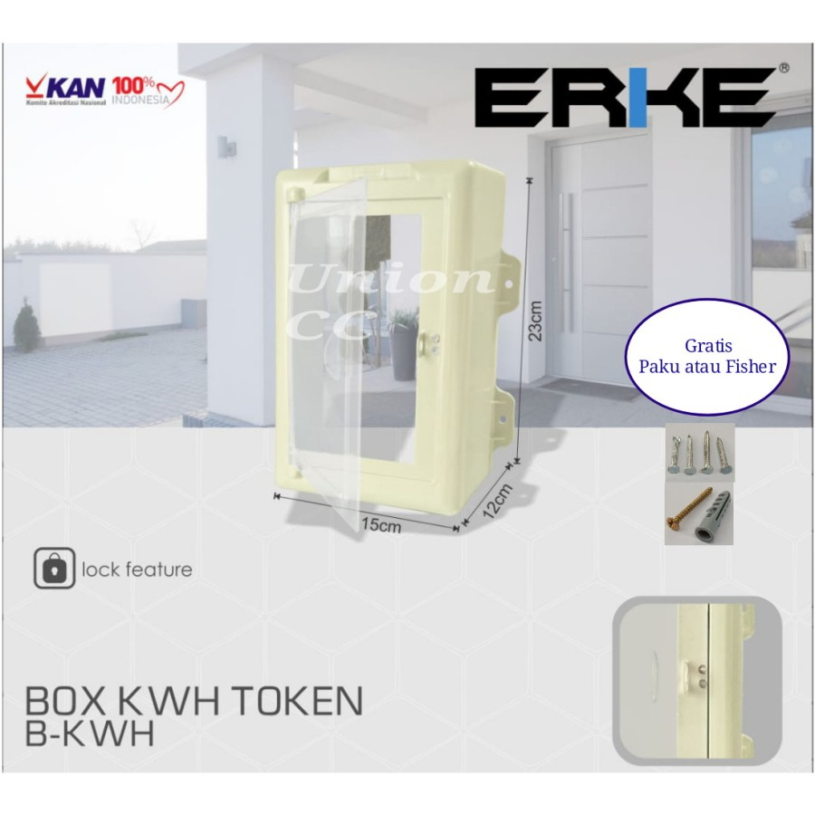 Jual Bok kwh meteran listrik token pelindung + fisher/paku | Shopee ...