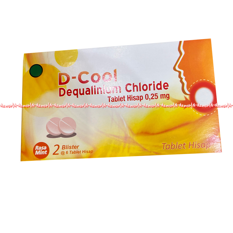 Jual D-Cool Dequalinium Chloride 2blister Tablet Hisap Radang Pelega ...