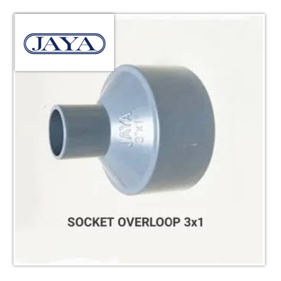 Jual Reducer sok 3" x 1" inch JAYA Verlop Sock vlok flok shock overlop ...