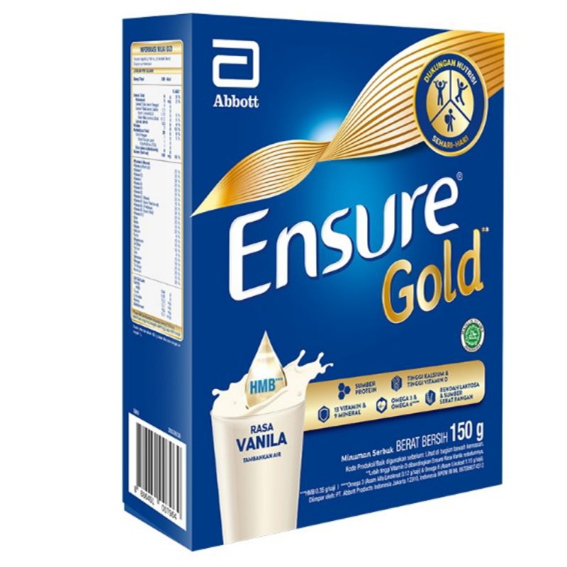 Jual Ensure Gold Susu Nutrisi Dewasa Vanila Box 150 g | Shopee Indonesia