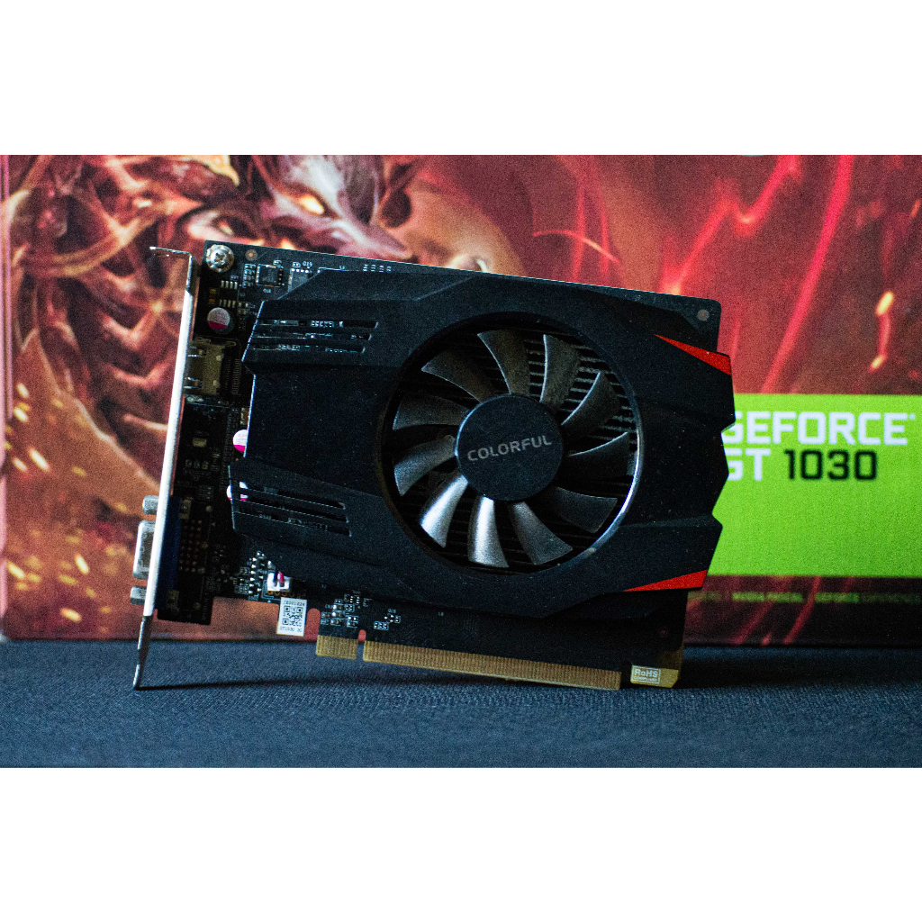 Jual VGA CARD GT 1030 2GB GDDR5 | LIKE NEW | FULLSET | Shopee Indonesia