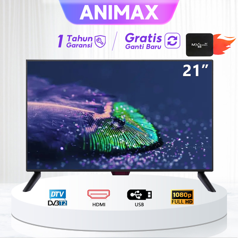 Jual Animax TV LED 21 inch HD Ready Smart TV Televisi With STB(SMART ...