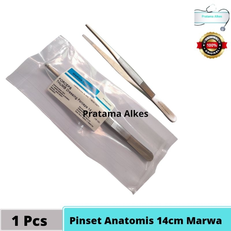 Jual Pinset Anatomis / Cyrugis 14cm Pinset Sirugis Pinset Cirugis 14 cm ...