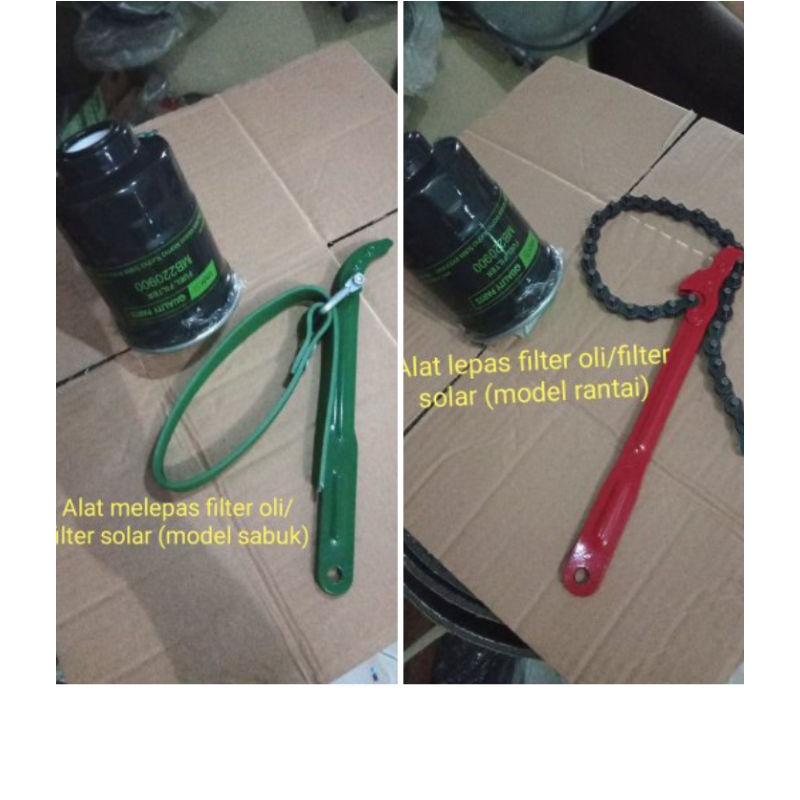 Jual Alat melepas filter Oli/filter solar(model rantai/sabuk) | Shopee ...