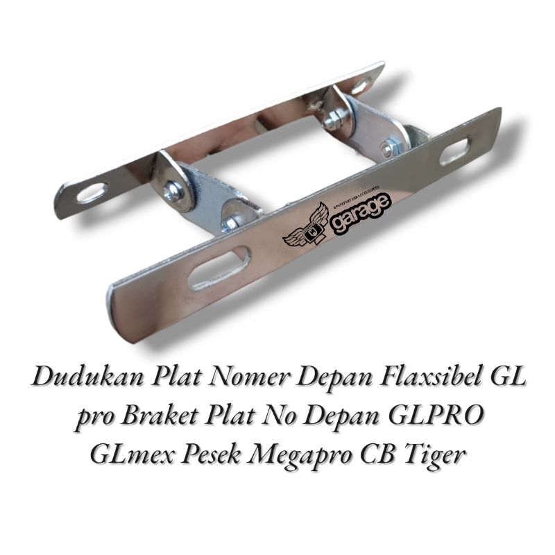 Jual Dudukan Plat Nomer Depan Flaxsibel GL pro Braket Plat No Depan ...