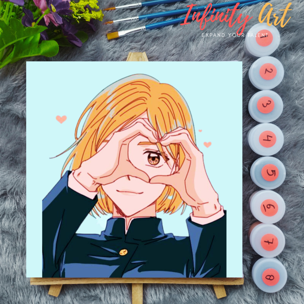 Jual Paint by Number Anime Jujutsu Kaisen Kugisaki Nobara - DIY Kit ...
