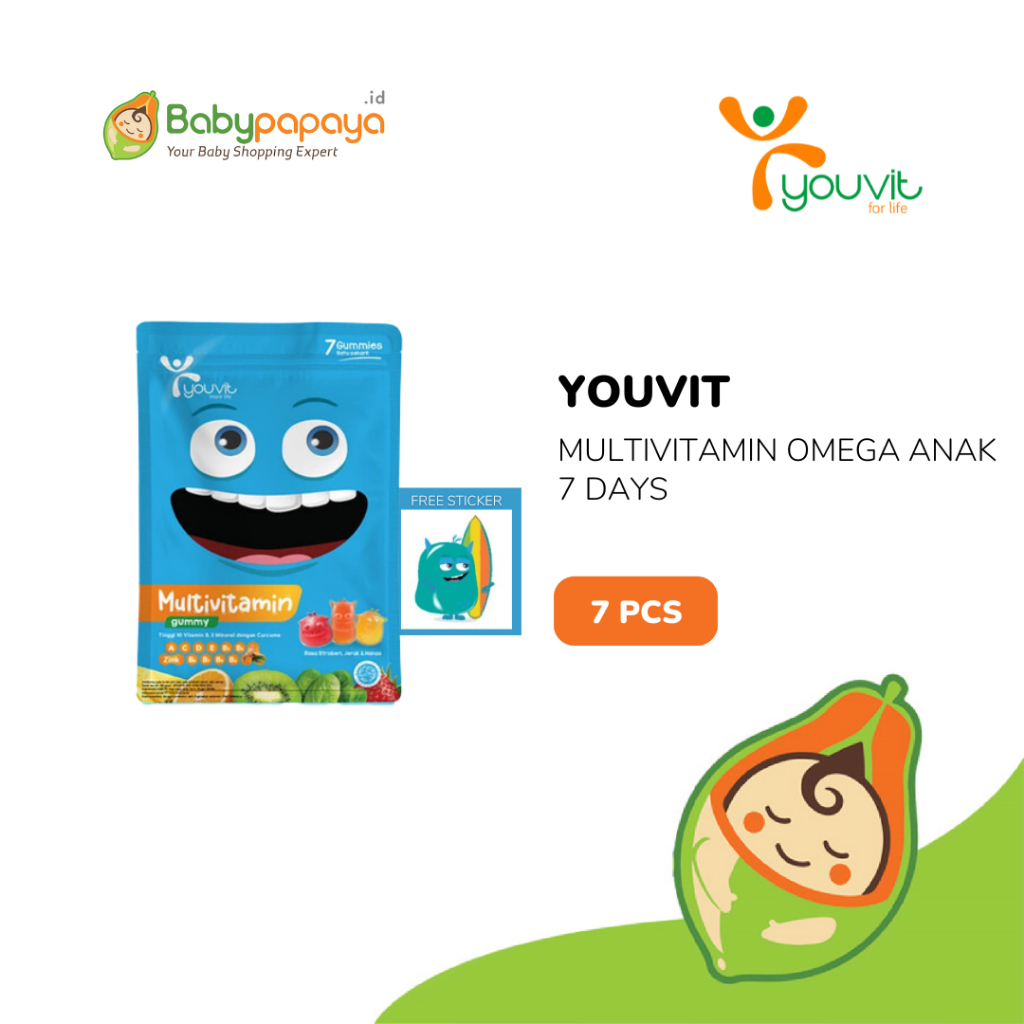 Jual Youvit Anak 7 Day (Free Sticker) | Shopee Indonesia