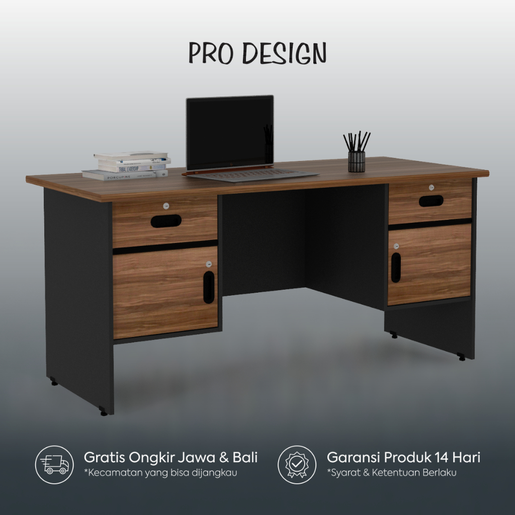 Jual Pro Design Vista VMP N160 Meja Kerja / Meja Kantor | Shopee Indonesia