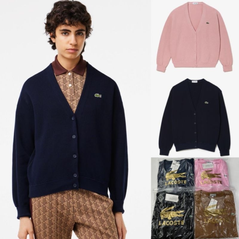 Jual Lacos button basic logo sweater | Shopee Indonesia