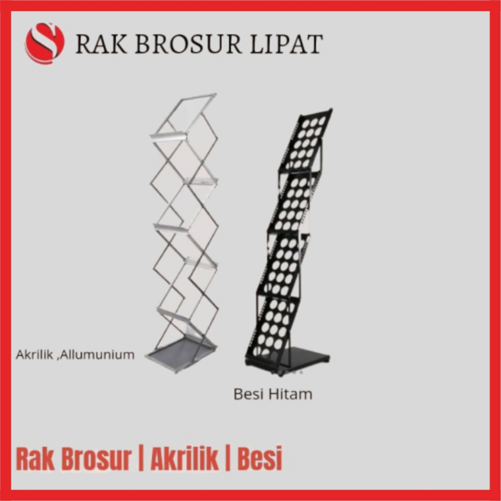 Jual Rak Brosur Lipat / Tempat Rak Brosur Susun | Shopee Indonesia