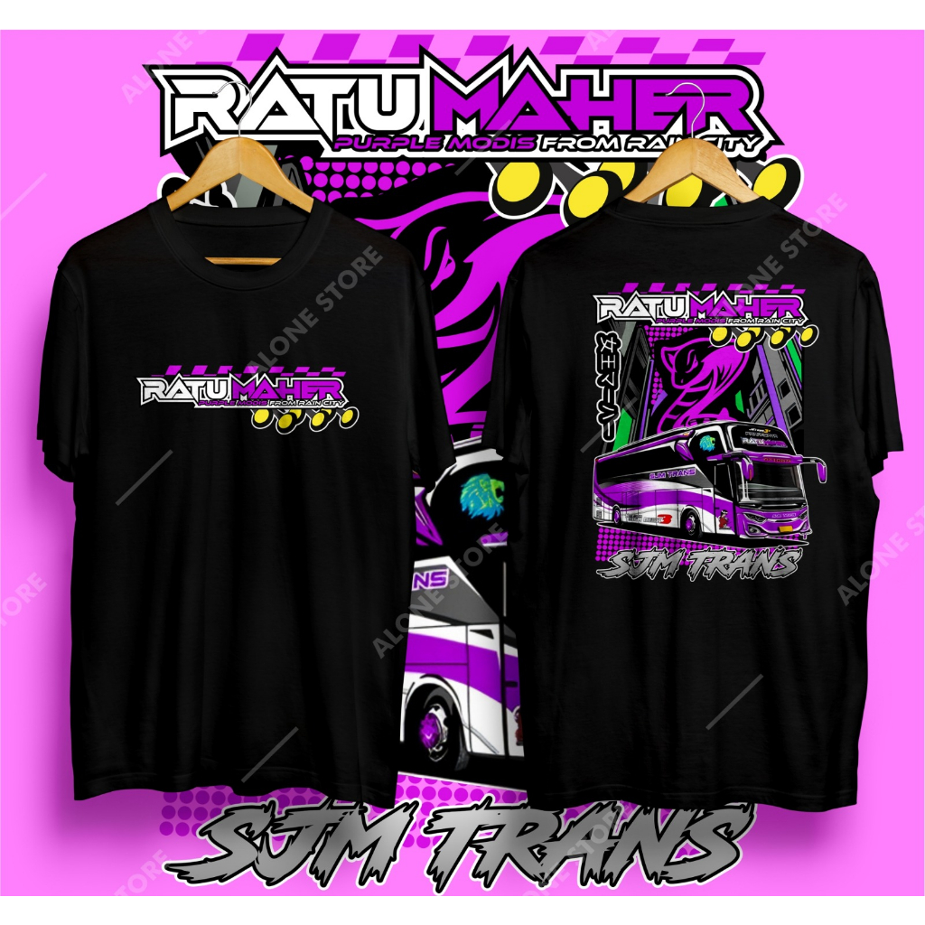 Jual [FREE STIKER] T-SHIRT KAOS BUS RATU MAHER//KAOS BUS MANIA - COTTON ...