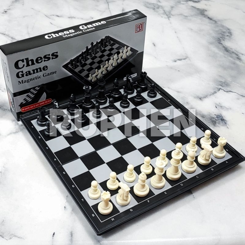 Jual Catur Magnet XL Chess Board Game Jumbo 31,7 x 31,7 cm | Shopee ...
