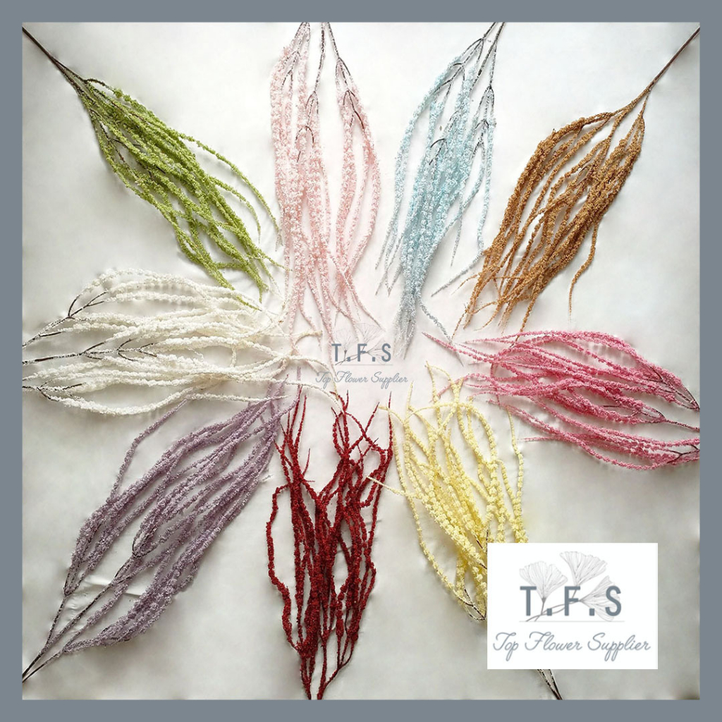 Jual Artificial Amaranthus Premium Bunga Dekorasi Wedding Bunga Plastik ...