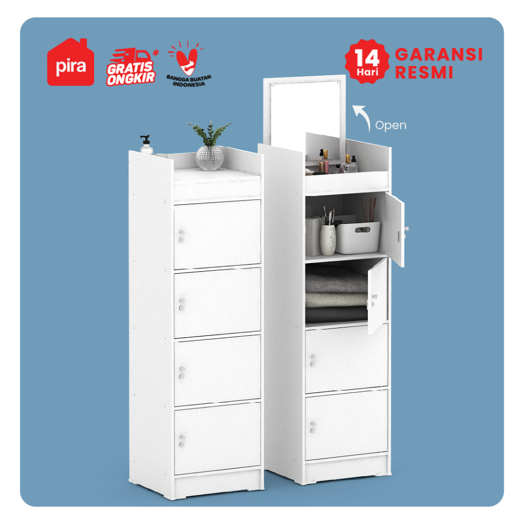 Jual Pira Metropolis - Alba RSG 4 TS MR Rak Susun Serbaguna dengan Kaca ...