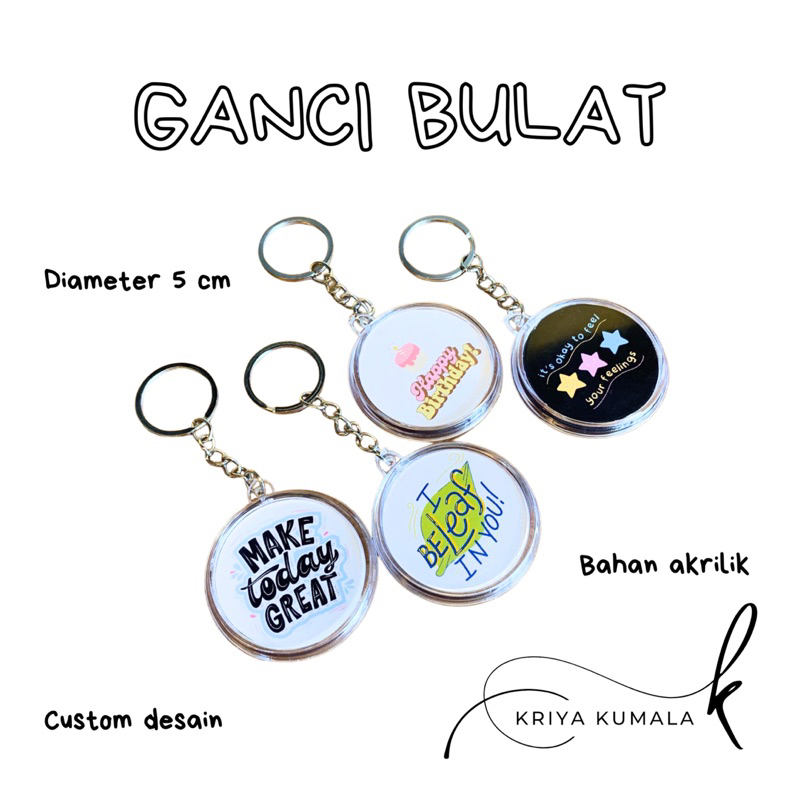 Jual KRIYA KUMALA - Gantungan Kunci Custom Akrilik | Ganci Custom ...