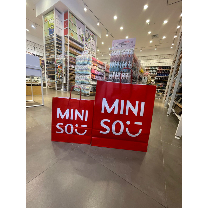 Jual Kantong Miniso | PAPER BAG MINISO | Shopee Indonesia