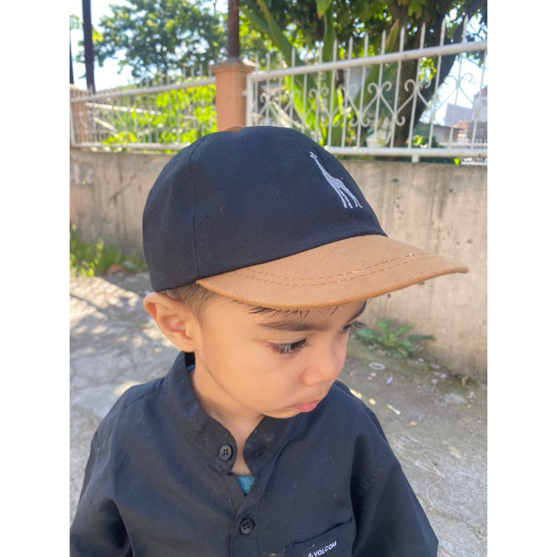 Jual Topi Baseball anak jerapah simple LB45 / Topi anak karakter / Topi ...