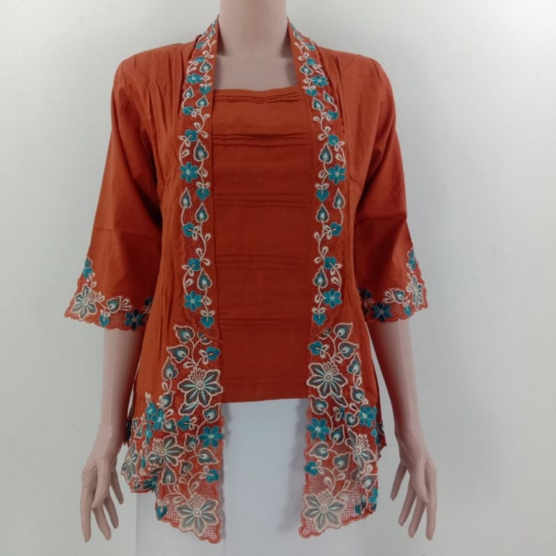 Jual Sircinta Kebaya Kutu Baru Bordir Kombinasi bySC | Shopee Indonesia