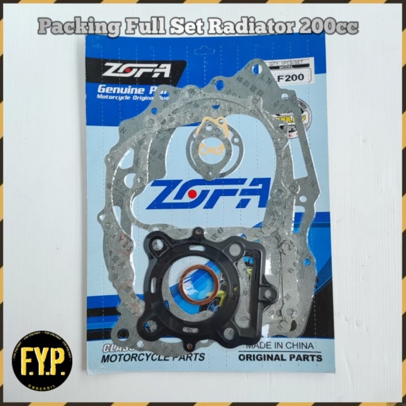 Jual Packing Set Viar Karya Cross 200 Gasket Full Set Radiator Motor Roda 3 Tiga | Shopee Indonesia