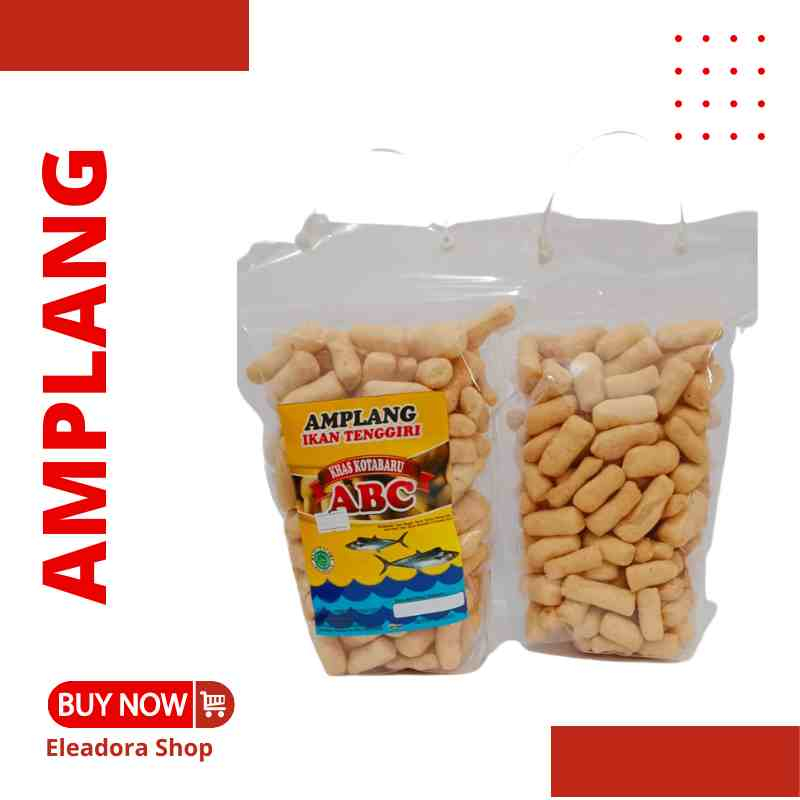 Jual Amplang Ikan Tenggiri Merk ABC Khas Kotabaru - Kemasan Pouch Besar ...