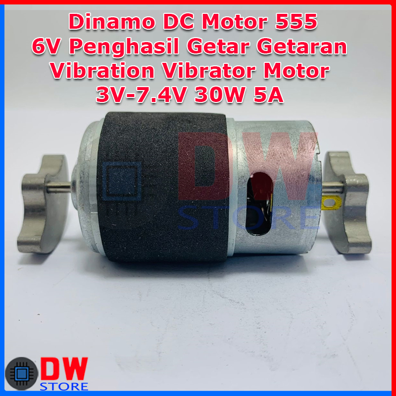 Jual DC Dinamo Motor Getar Vibrate Vibrator RS555 RS 555 Penghasil Getaran | Shopee Indonesia