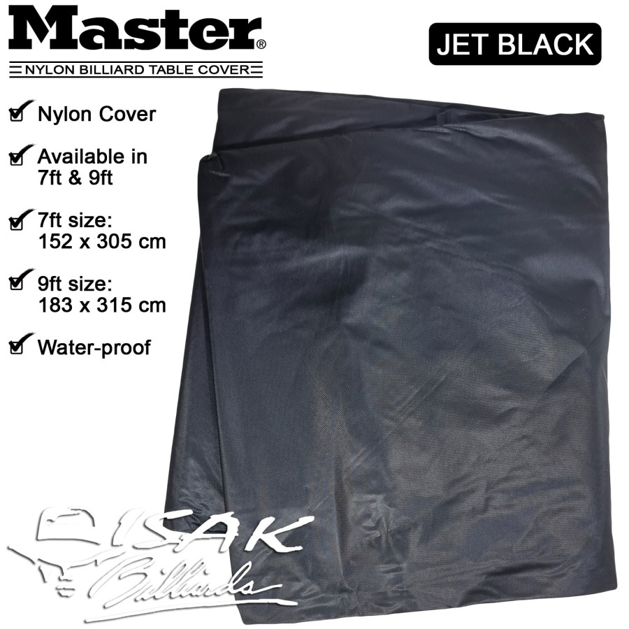 Jual Master Nylon Table Cover Black - Tutupan Meja Billiard Pool Taplak ...
