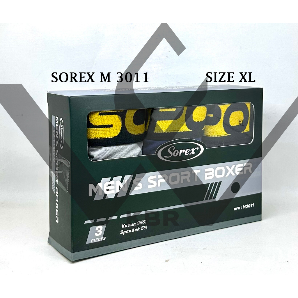 Jual isi 3 pcs celana dalam sorex m 3011 /boxer/ celana dalam pria / cd ... Jual isi 3 pcs celana dalam sorex m 3011 /boxer/ celana dalam pria / cd ...