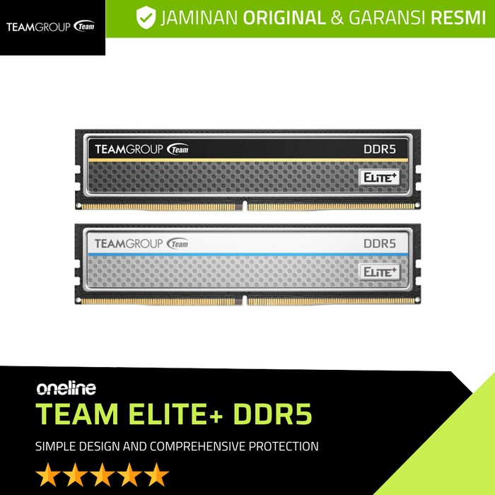 Jual RAM TEAM ELITE PLUS DDR5 64GB (2x32GB) 4800Mhz ...
