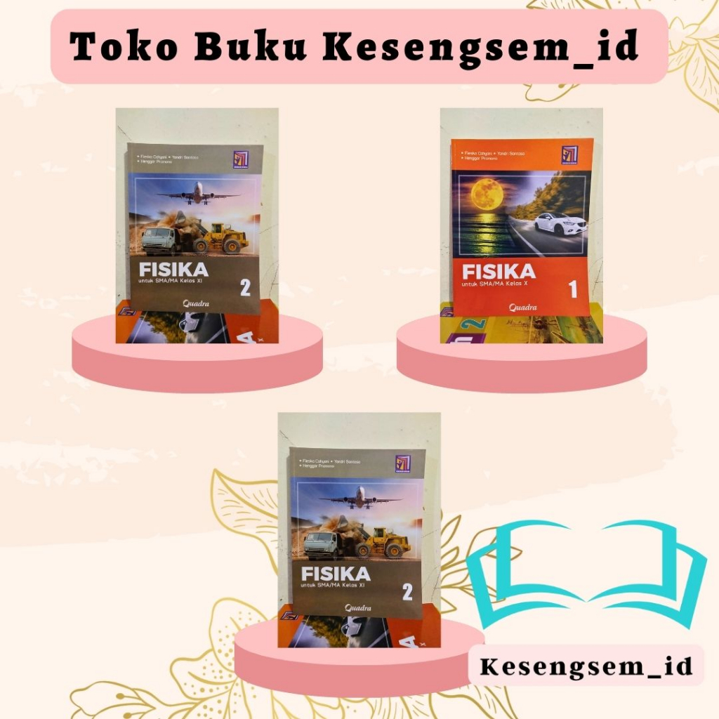 Jual Buku Fisika Kelas 10, 11, 12 SMA/MA Kurikulum Merdeka - Quadra | Shopee Indonesia