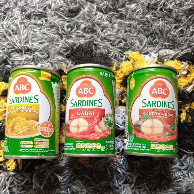 Jual ABC Sarden 155g exp 2024 | Shopee Indonesia