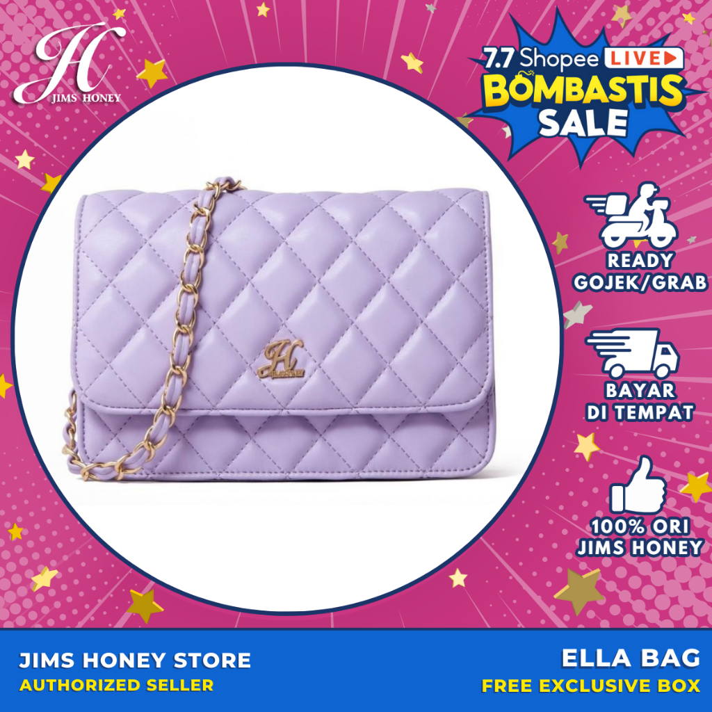 Jual JIMS HONEY ELLA BAG TAS SELEMPANG WANITA FREE EXCLUSIVE BOX | Shopee Indonesia