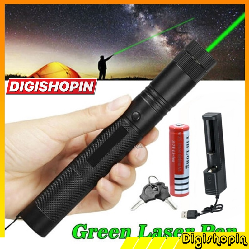 Jual Laser Beam Pointer 1MW 532NM Baterai + Charger Laser Beam Hijau ...