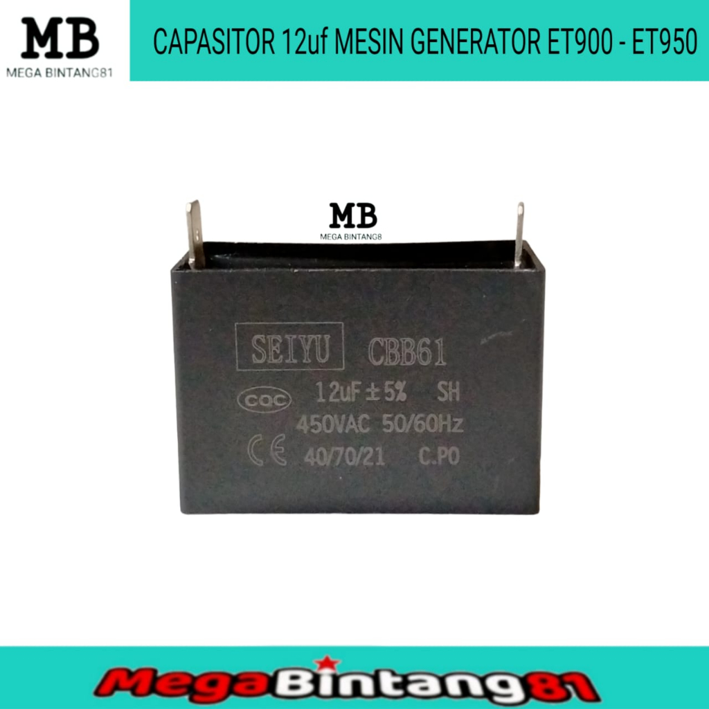 Jual capasitor kapasitor genset 12 uf / 16 uf / 24uf / 20 uf capasitor ...