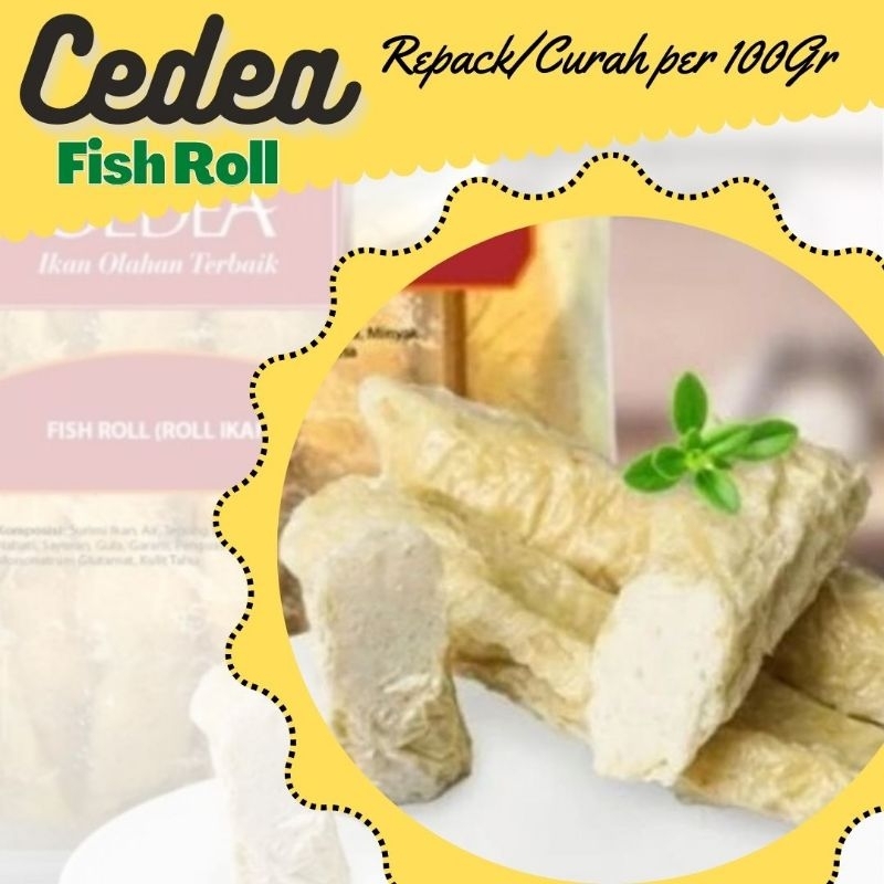 Jual Cedea Fish Roll Repack/Curah100Gr Roll Ikan Premium Enak Murah ...
