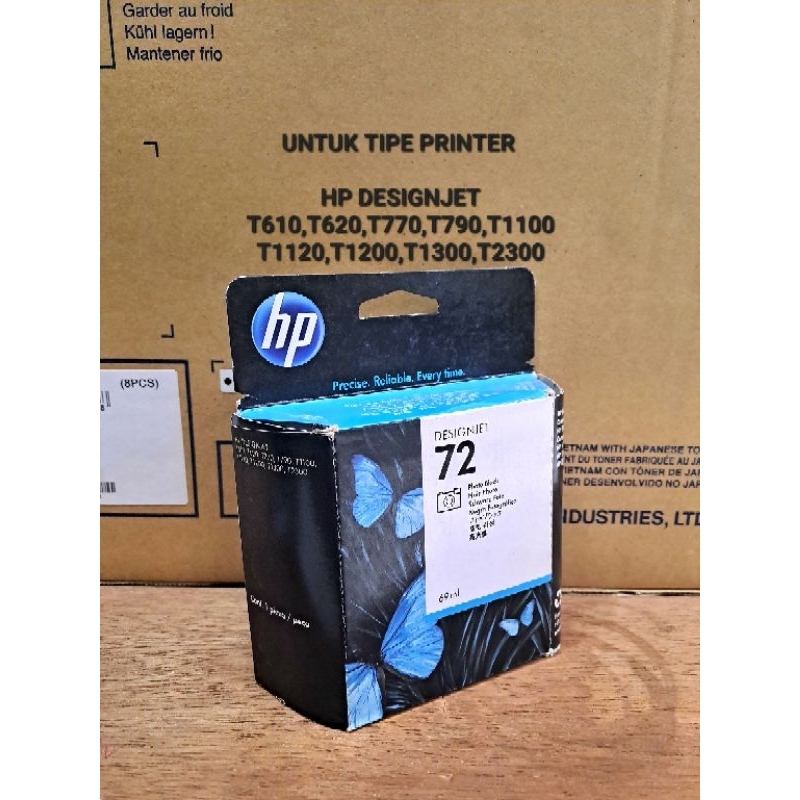 Jual Tinta hp designjet 72 photo black original (69ml) | Shopee Indonesia