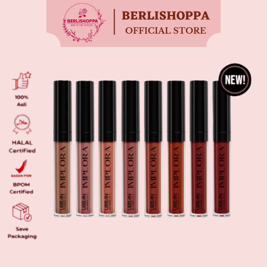 Jual IMPLORA URBAN LIP CREAM MATTE / IMPLORA LIP CREAM ORIGINAL / LIP ...