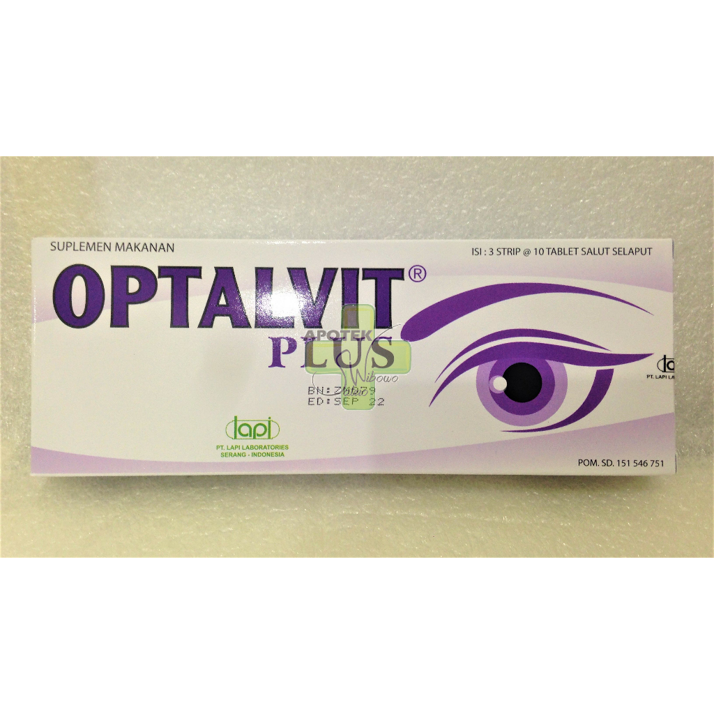 Jual SUPLEMEN MATA OPTALVIT PLUS TABLET STRIP ( HARGA UNTUK PER STRIP ...