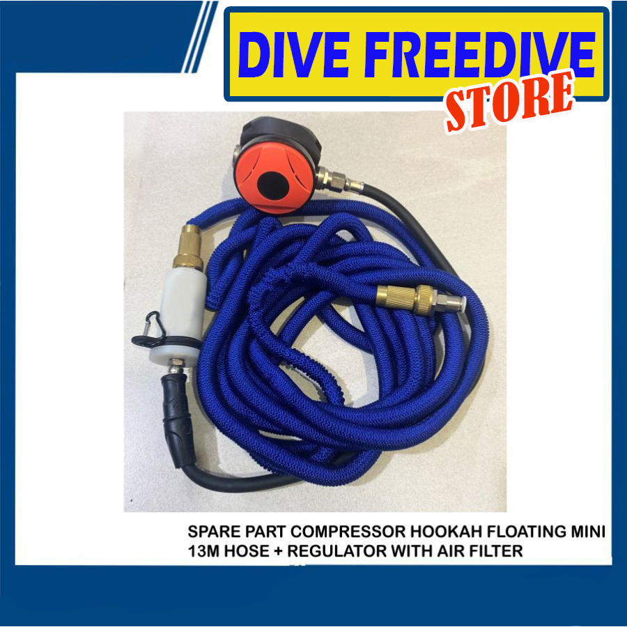 Jual Spare Part Regulator Air Filter with Hose 13m Compressor Hookah ...