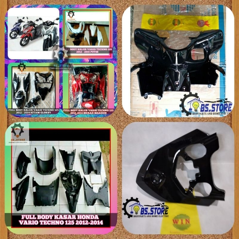 Jual FULL BODY BODI HALUS KASAR VARIO 125 KZR | KOMPLIT SET FULL BODY ...