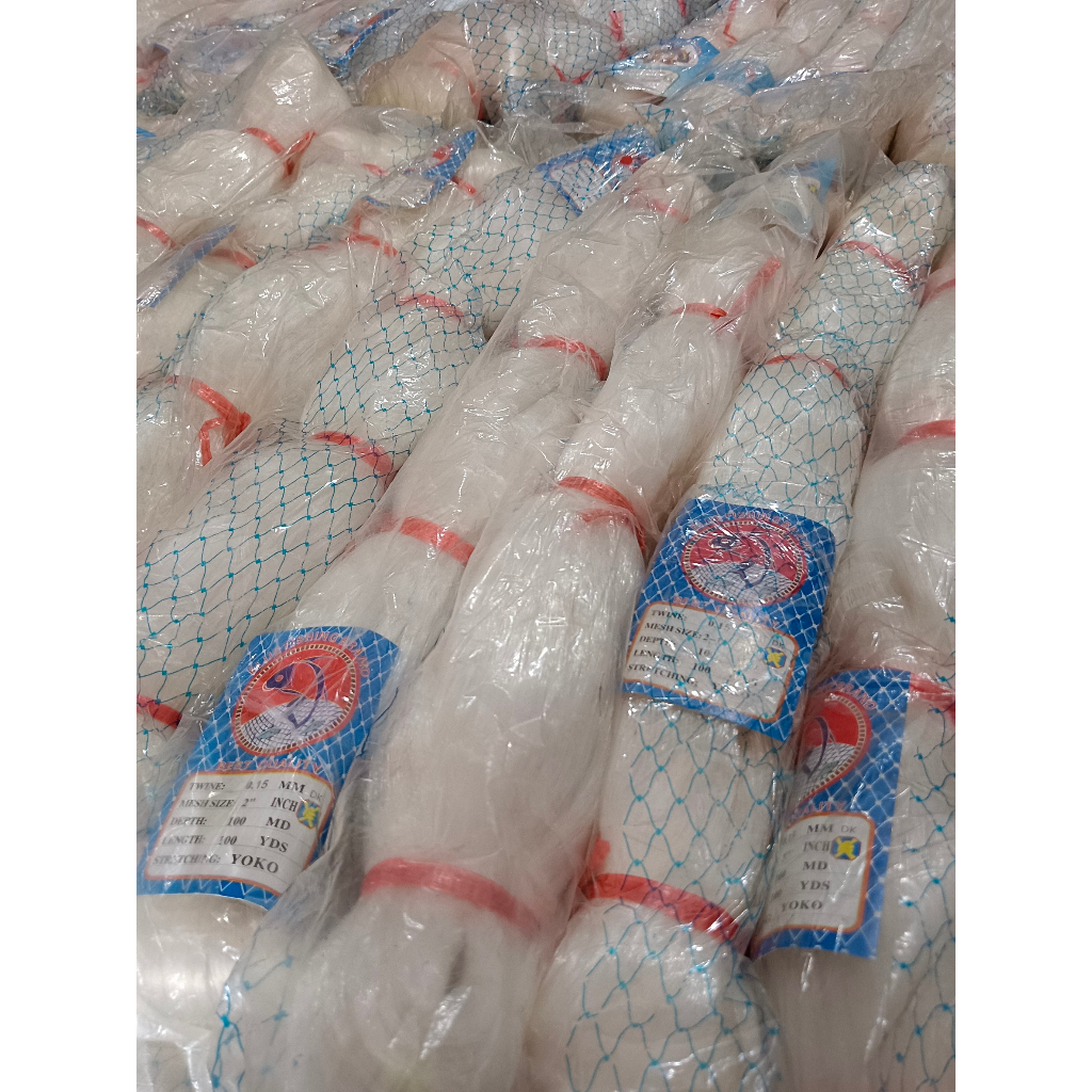 Jual Daun Jaring senar 0.15 mm Yoko Jaring Ikan Jaring Putih Bentang ...