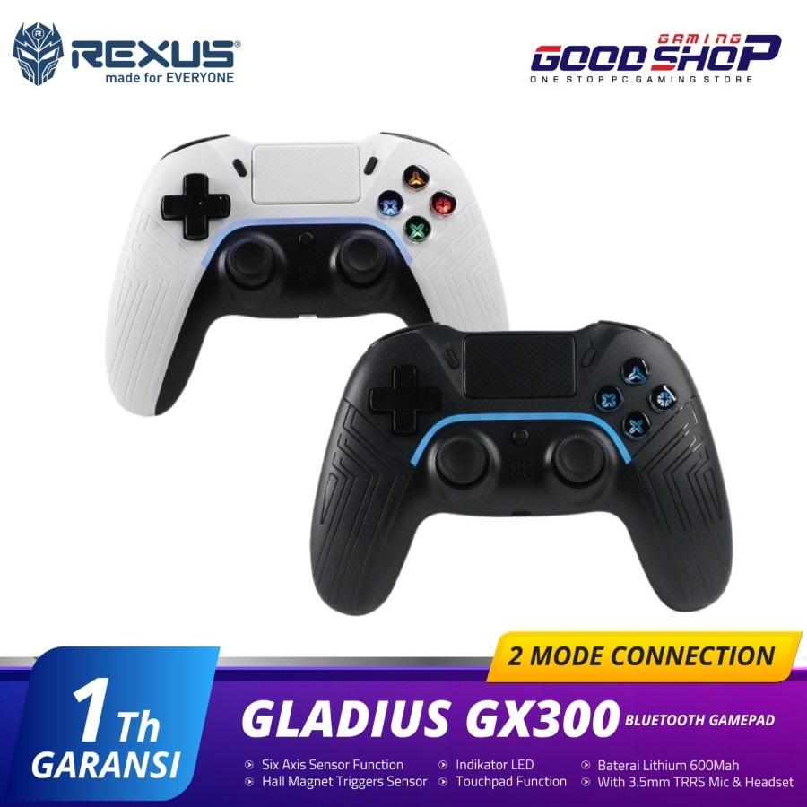 Jual Rexus Bluetooth Gamepad Gladius GX300 | Shopee Indonesia