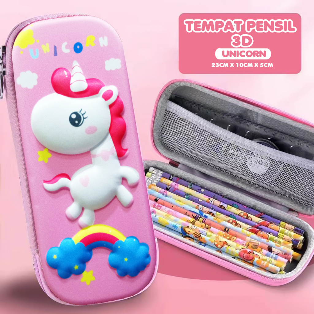 Jual AVELINE KOTAK PENSIL TEMPAT PENSIL 3D KARAKTER TEMPAT PENSIL ANAK ...