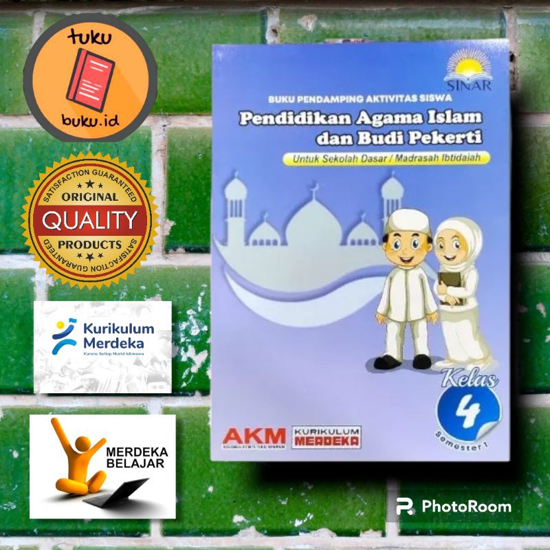 Jual BUKU PELAJARAN PENDIDIKAN AGAMA ISLAM SD KELAS 4 SEMESTER 1 KURIKULUM MERDEKA 2023 SINAR ...
