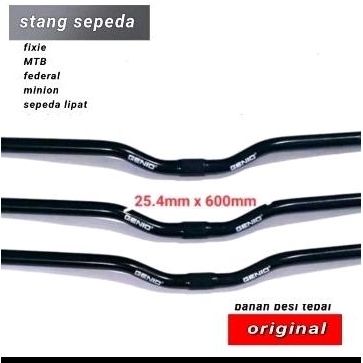 Jual Stang Handle Bar Besi Genio Fixi MTB Federal Minion Sepeda Lipat 25.4mm | Shopee Indonesia