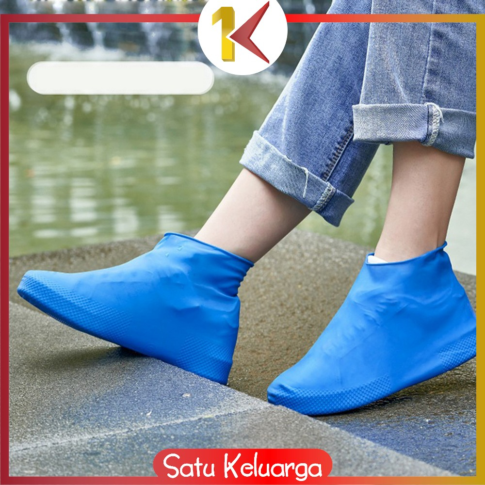 Jual SK-C897 Cover Sepatu Anti Air Unisex Bahan Karet Silikon Sarung ...
