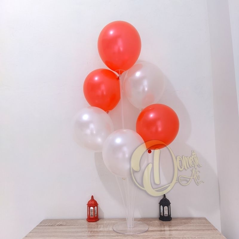 Jual Balon latex merah putih / balon metalik balon karnapal HUT RI ...